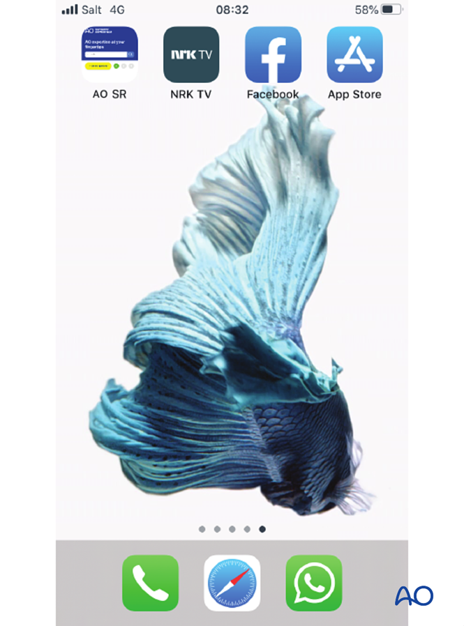 Using the new AO Surgery Reference "like an app"