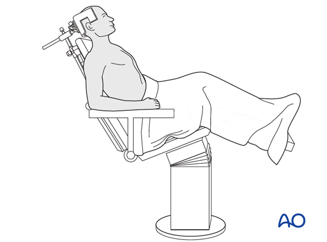 Beach chair position