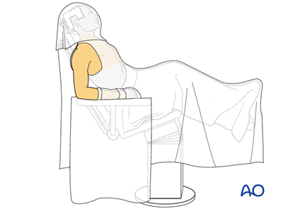 Beach chair position