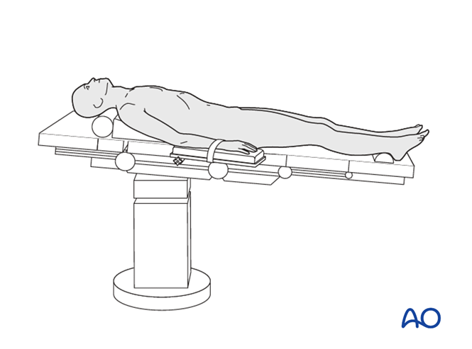 Supine position for cervical spine surgery
