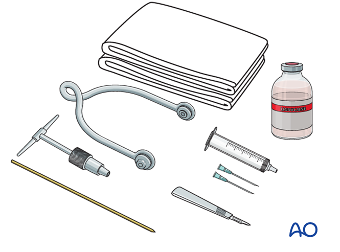External fixation and traction for Incomplete disruption of posterior ...