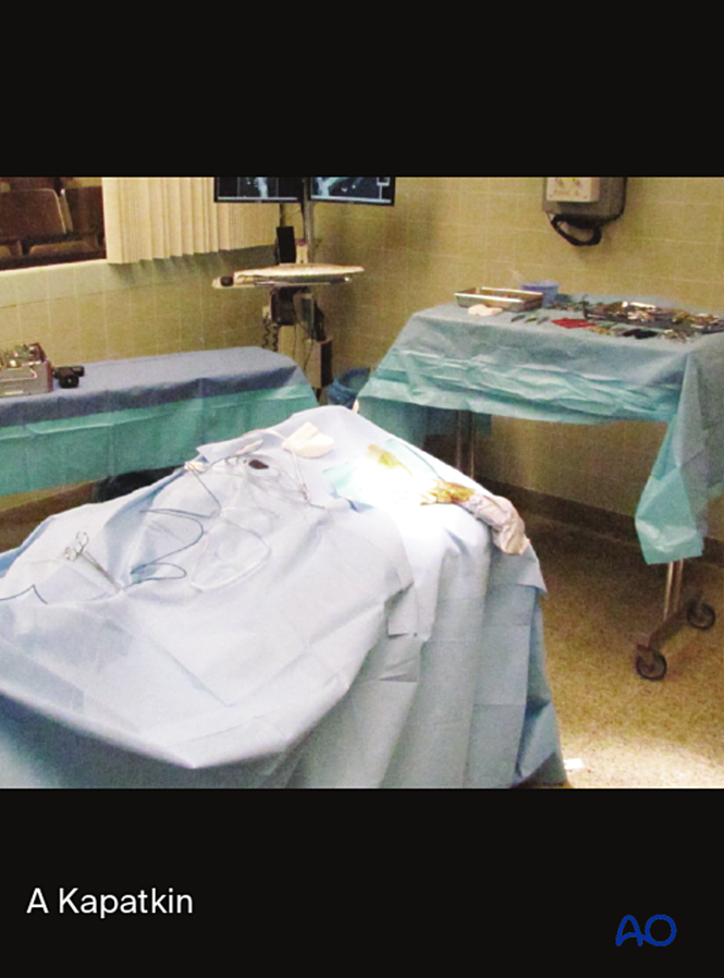 Lateral oblique recumbency