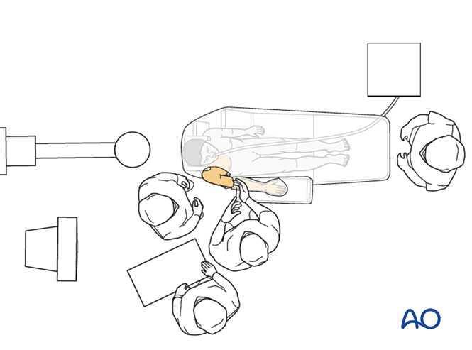 Beach chair position