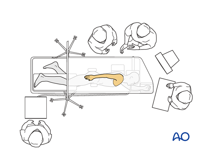 Lateral decubitus position