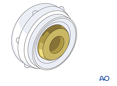 Constrained cup implantation