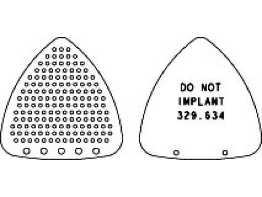 1.5 mm Resorbable Orbital Floor Plate: line extension