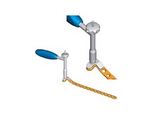 Clamping Foot: anatomical plate holding device