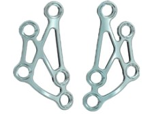 Strut plate for fractures of the mandibular condylar process